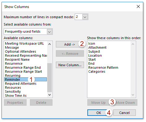 How to undo dismiss/retrieve reminders in Outlook calendar?