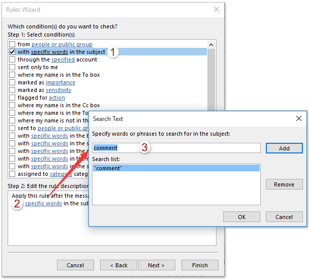 How To Set A Rule To Automatically Copy Emails To Another Folder In 