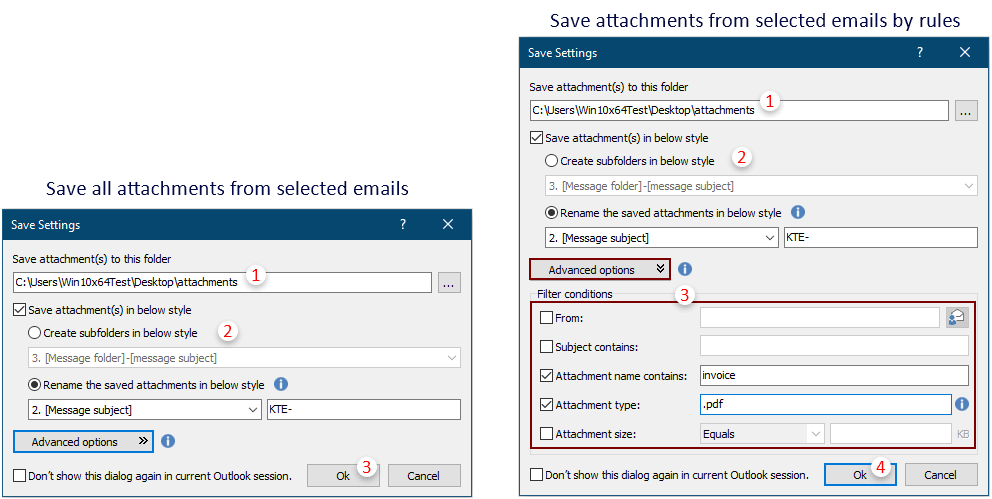 How to save attachments without opening the email in Outlook?