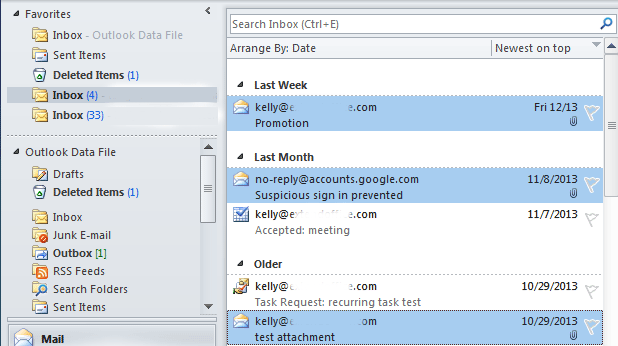How to save all attachments from email messages in Outlook?