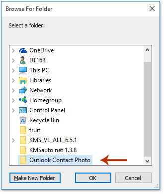 How to save contact photos in Outlook?
