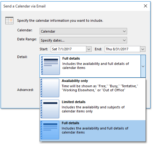 How to save/export Outlook calendar as Word document?