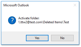 How to find folder (full folder path) by folder name in Outlook?