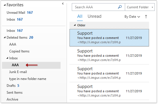 How to find folder (full folder path) by folder name in Outlook?