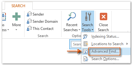 How to search contacts by date added in Outlook?