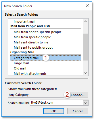 How to create search folder by uncategorized or two/multiple categories ...