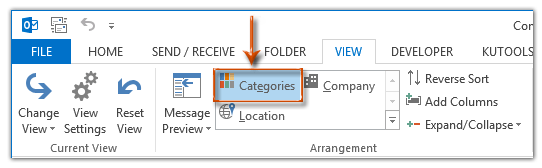 How to send an email to all contacts in category in Outlook?