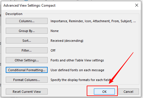 How to Set Appearance Format for Expired Emails in Outlook?