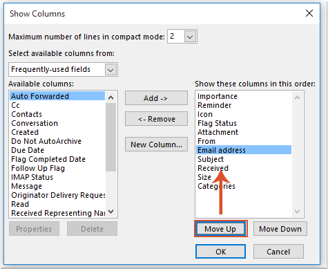How to always show full email address in mailing list?