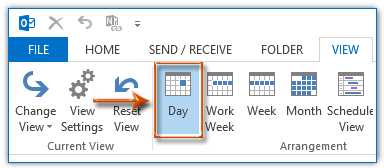 How to hide non-working hours in Calendars in Outlook?