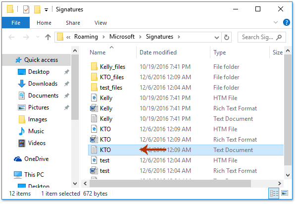 How to change a signature for Plain Text emails in Outlook?