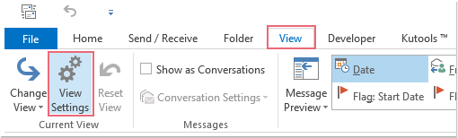 How to group and sort emails by month in Outlook?