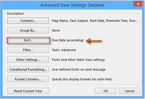 How to sort tasks by priority in Outlook?