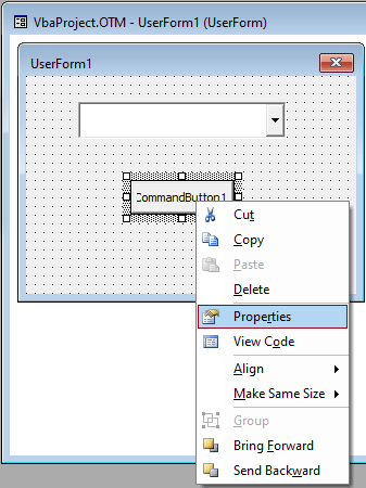 How to create a drop-down list for subjects in Outlook?