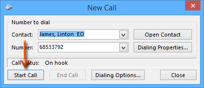 How to track phone calls with journals in Outlook?