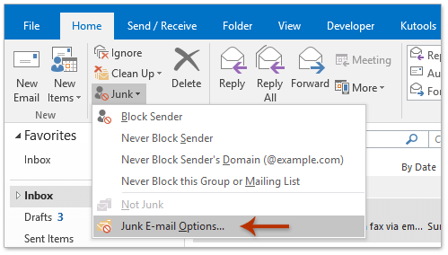 How to automatically trust all emails from my contacts in Outlook?