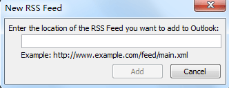 How to add and remove RSS Feeds in Outlook?