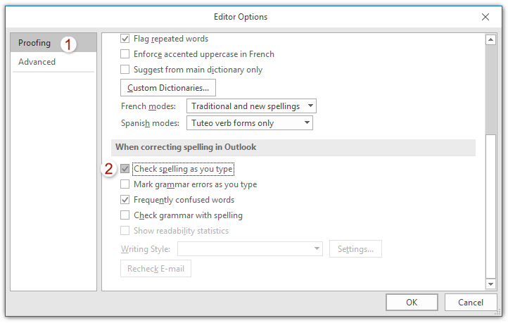How To Automatically Underline Misspelled Words Or Spelling Errors In ... How To Automatically Underline Misspelled Words Or Spelling Errors In ...