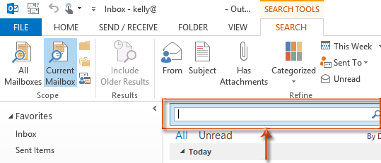 How to view messages (all items) by categories in Outlook?