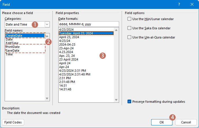 Quickly Insert Current Date And Time In Word Easy Tricks