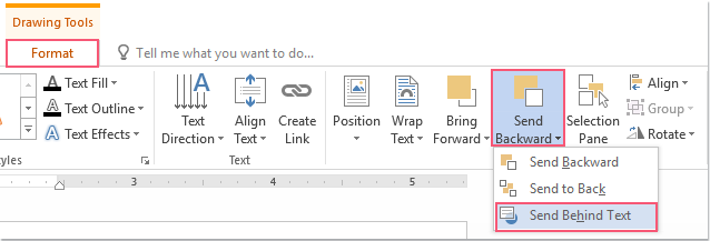 How to apply gradient fill to a table in a Word document?
