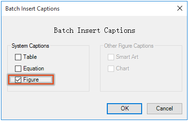 How to automatically add captions to images in Word document?
