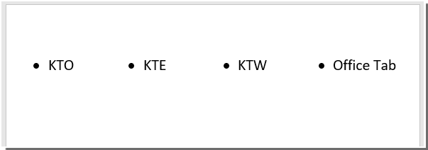 How To Insert Multiple Bullets In A Single Line In Word Document 