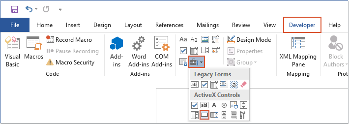 How to apply a button to send email with current Word file attached?