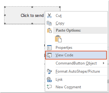 How to apply a button to send email with current Word file attached?