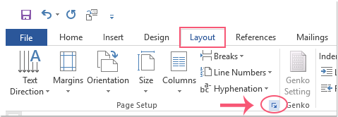 Hoe de tekst verticaal in een Word-document centreren?