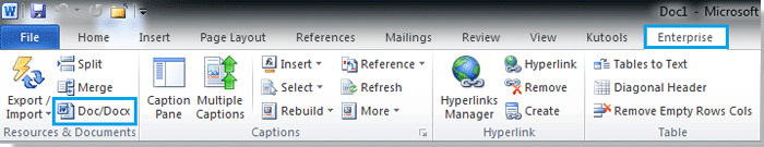 How to convert .doc Word files to .docx?