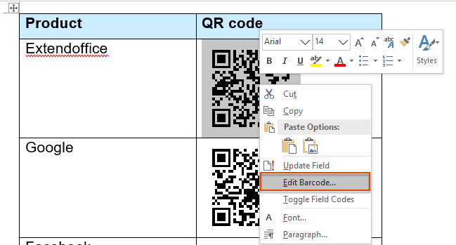How To Create QR Code In Word Document 