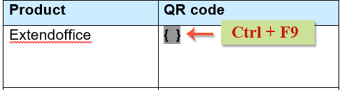 How to create a QR code in a Word document?