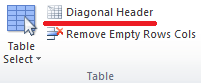 How to insert diagonal line to table in Word?