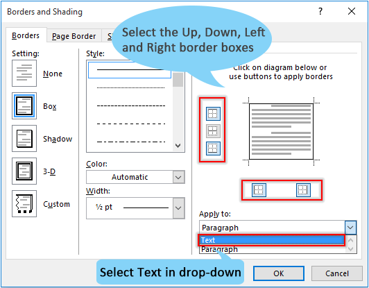 Hoe Maak Je Een Rand Rond Tekst In Een Word document 