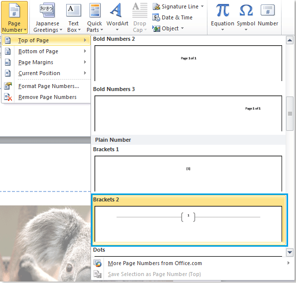 How To Make Header Only On First Page In Word 2007 Coolple