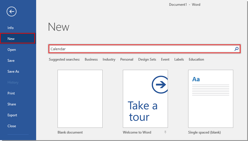 How To Create A Calendar In Microsoft Word 