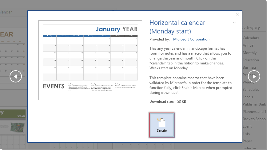 How To Create A Calendar In Microsoft Word 