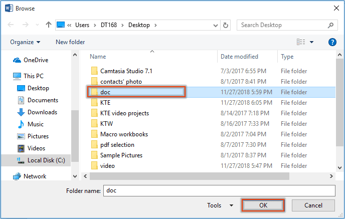 How to batch convert .doc format files to .docx in Word?