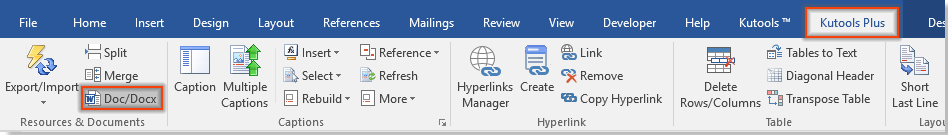 How to batch convert .doc format files to .docx in Word?