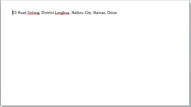 How to create and print envelopes from the mailing list in Word?