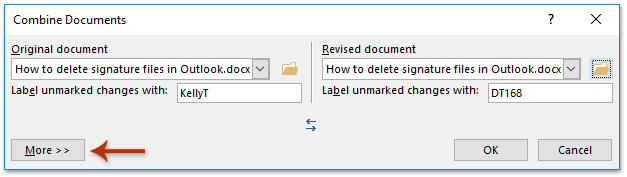 How to merge comments and changes from multiple Word documents?