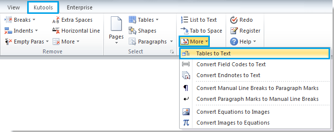 How to reverse numbering or bullet list in Word?
