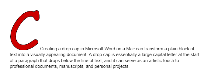 Create a drop cap in Word and Google Docs – Step by step tutorial