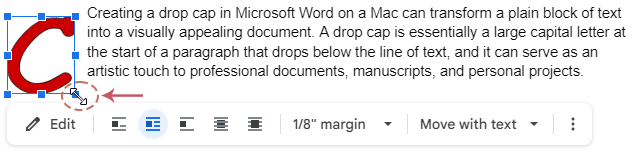 Create a drop cap in Word and Google Docs – Step by step tutorial