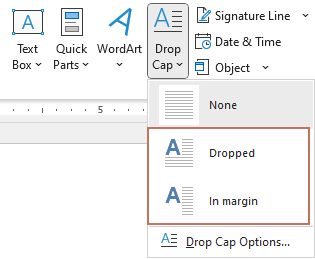 Create a drop cap in Word and Google Docs – Step by step tutorial