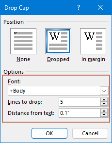 Create a drop cap in Word and Google Docs – Step by step tutorial