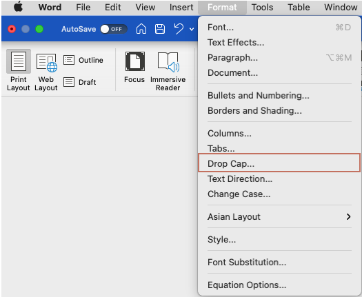 Create a drop cap in Word and Google Docs – Step by step tutorial
