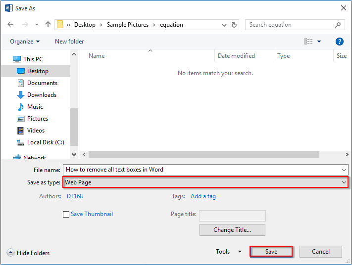 How to Covert Equation to Image in Word?