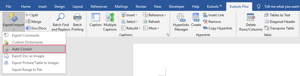 How To Export And Import Autocorrect Entries Easily In Word 8651